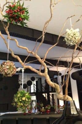 Adornos con ramas secas ideales para decorar interiores