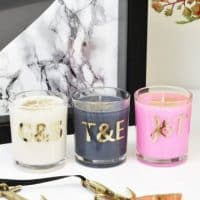 4 hermosas ideas para velas de recuerdo para boda